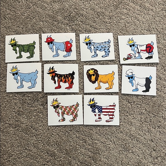 Goat Usa | Accessories | Goat Usa Sticker Set | Poshmark
